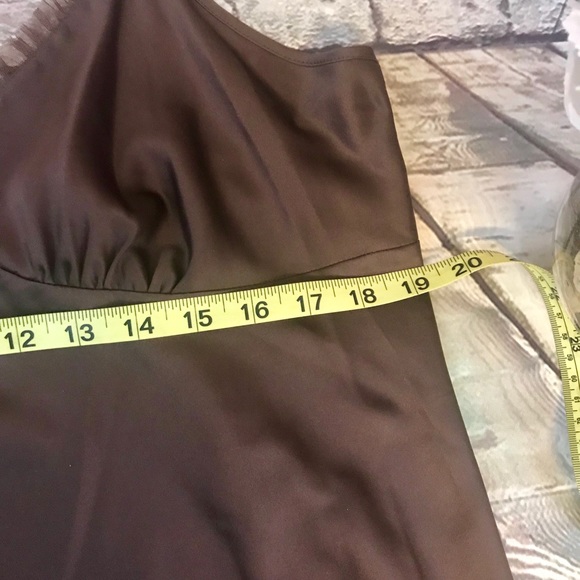 Alfani | Intimates & Sleepwear | Alfini Intimates Brown Lace Trim ...